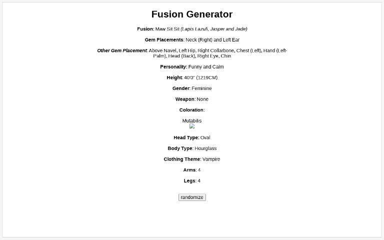 Fusion Generator