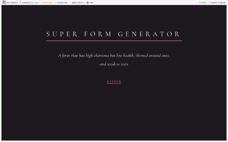 Super Form Generator