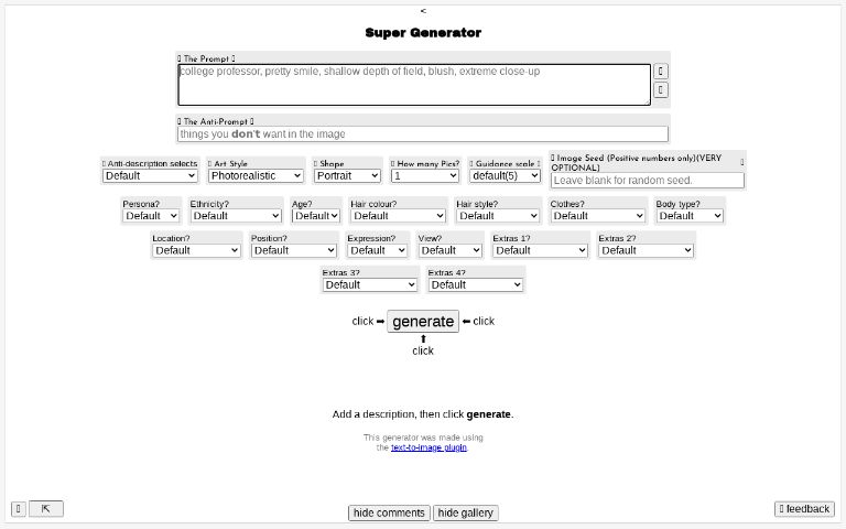 No Limit AI (Free, No Sign-up, No Limits) ― Perchance Generator
