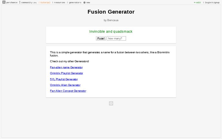 Fusion Generator