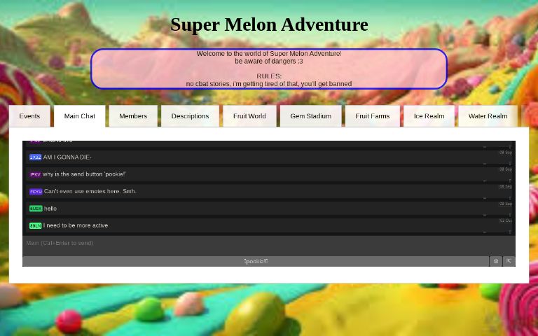 Super Melon Adventure ― Perchance Generator