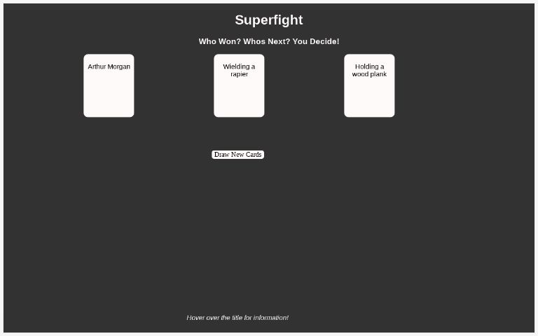 Superfight ― Perchance Generator
