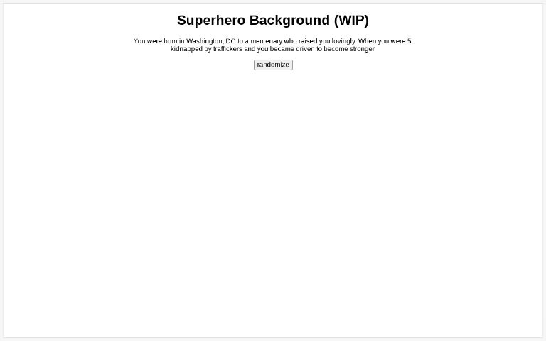 Superhero Background (WIP) ― Perchance Generator