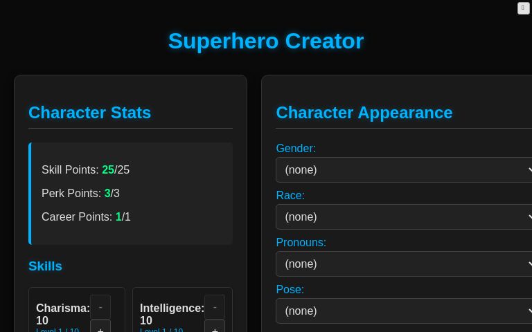 "Super-Life" ― Perchance Generator