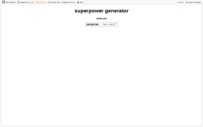 superpower generator