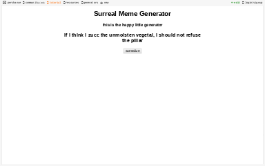 Surreal Meme Generator
