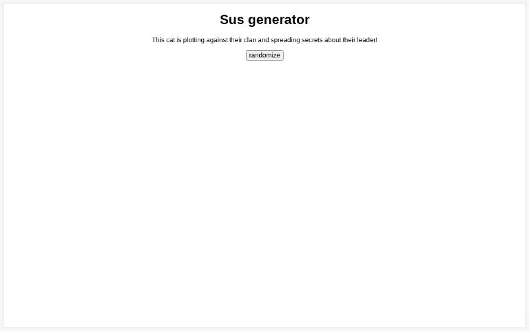 Sus generator