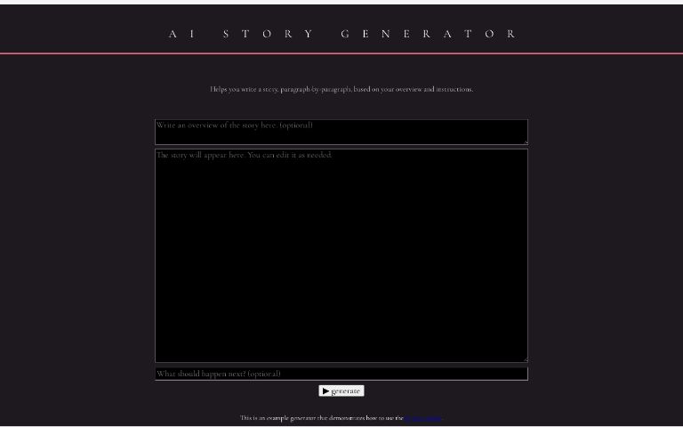 AI Story Generator