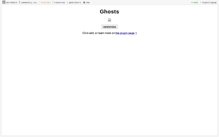 Ghosts ― Perchance Generator