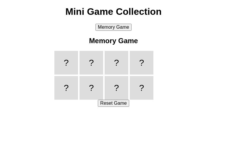 Mini Game Collection ― Perchance Generator