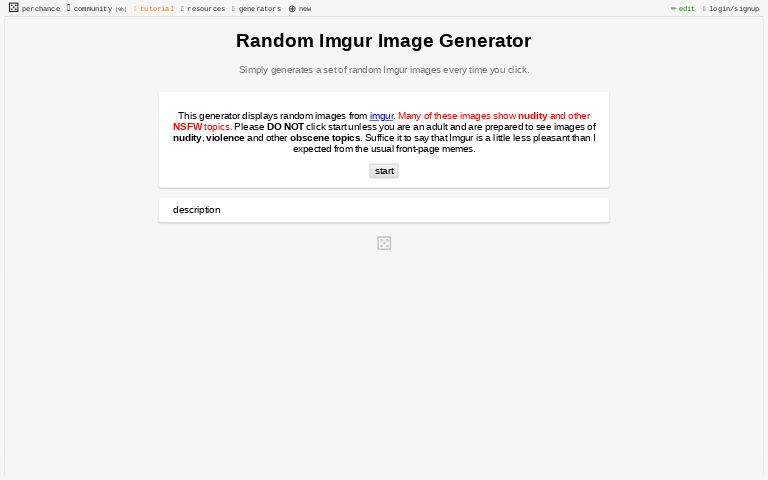 Random Imgur Image Generator