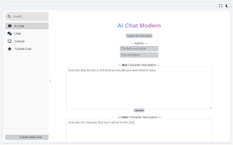AI Chat Modern
