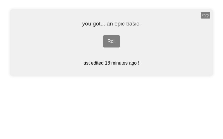 t.'s ArrasTanksRNG ― Perchance Generator