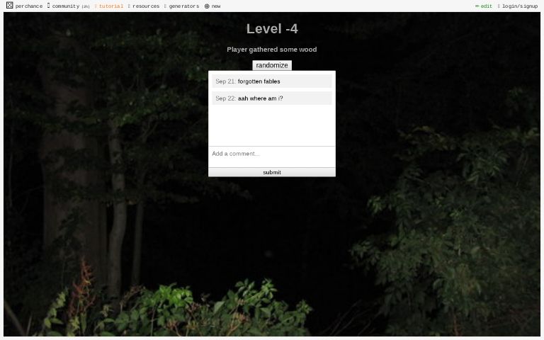 Level -4 ― Perchance Generator
