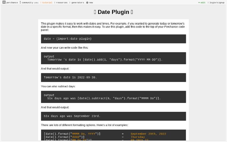 📅 Date Plugin 🕒