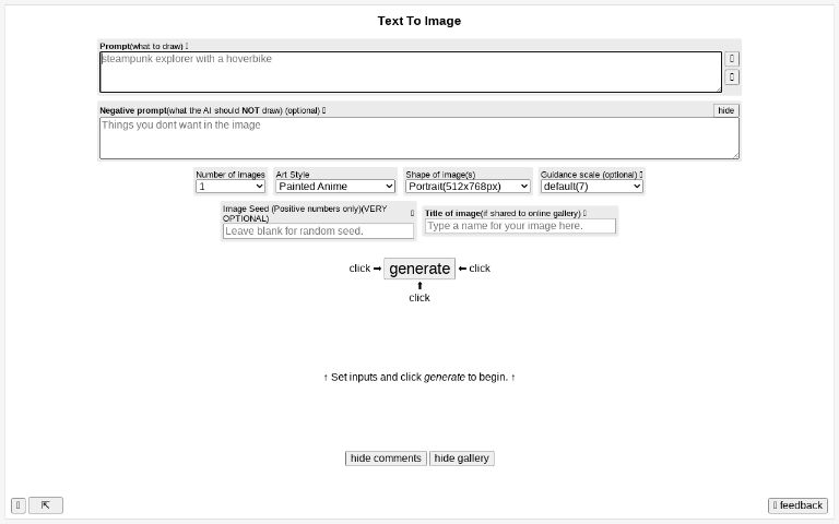 Stable Diffusion AI ― Perchance Generator