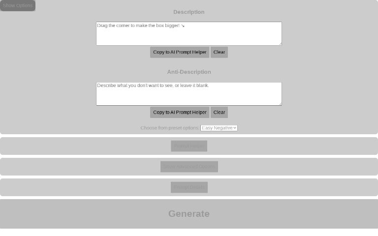 Prompt: ― Perchance Generator
