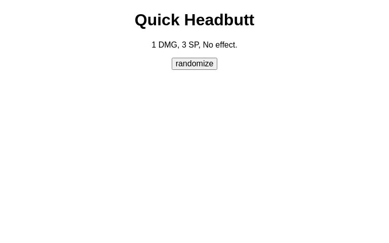 Raging Explosion ― Perchance Generator