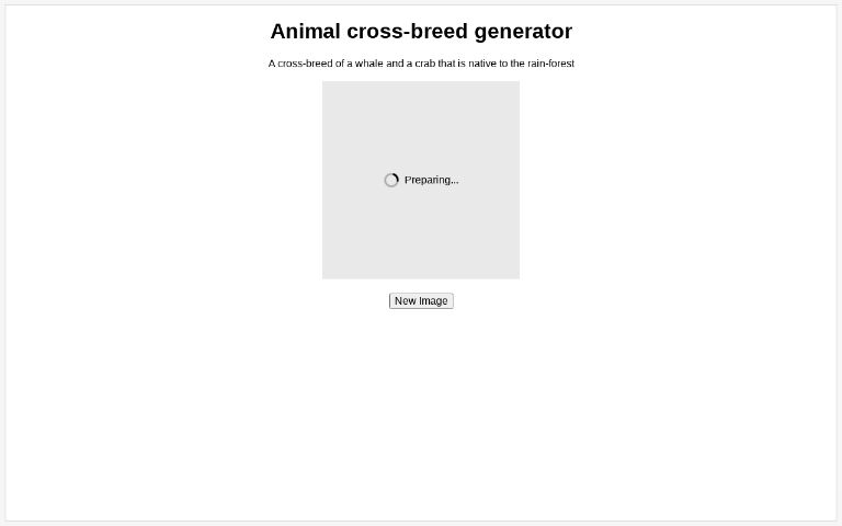 Animal cross-breed generator