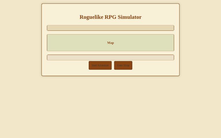 Roguelike RPG Simulator ― Perchance Generator