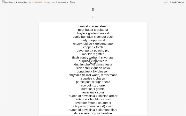 🦄 ― Perchance Generator