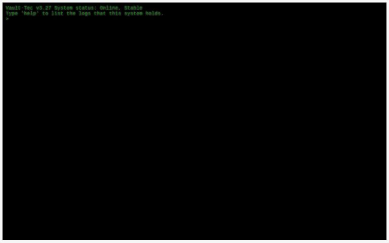 Fallout Terminal ― Perchance Generator