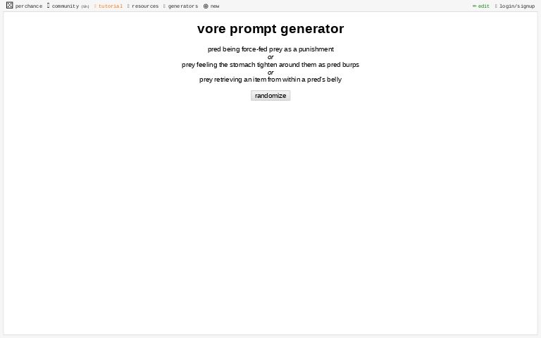 vore prompt generator