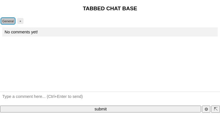 Tabbed Chat Base
