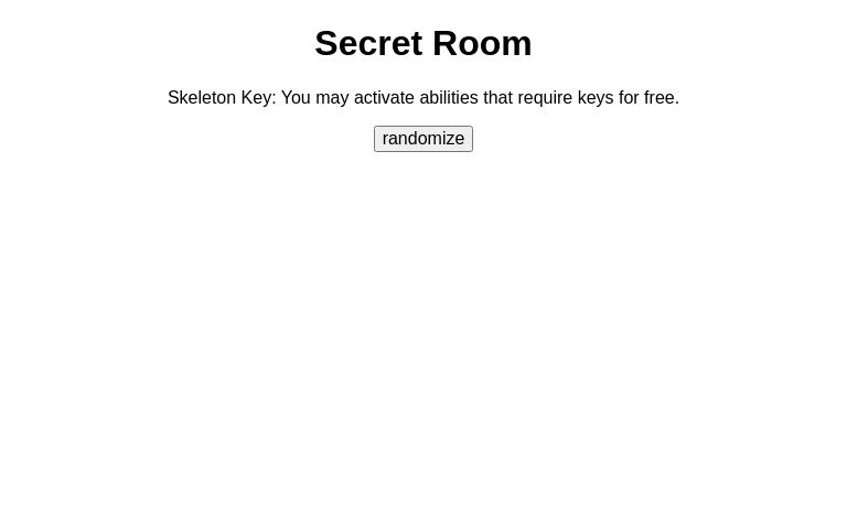Secret Room ― Perchance Generator