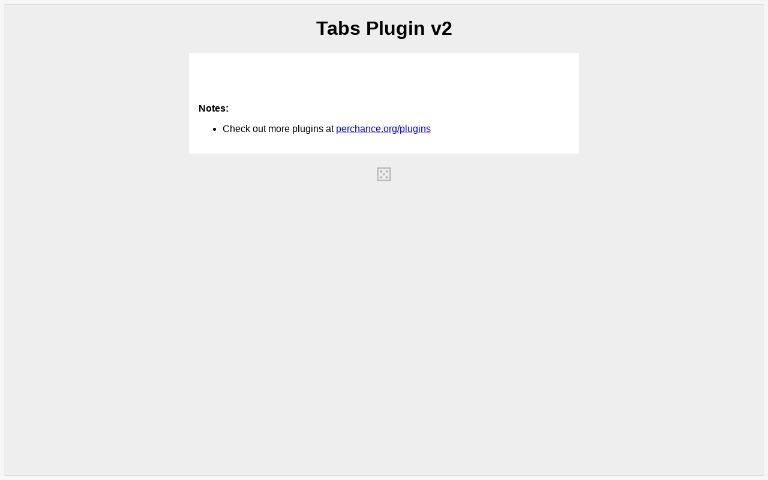 ︎ Tabs Plugin v2 ︎