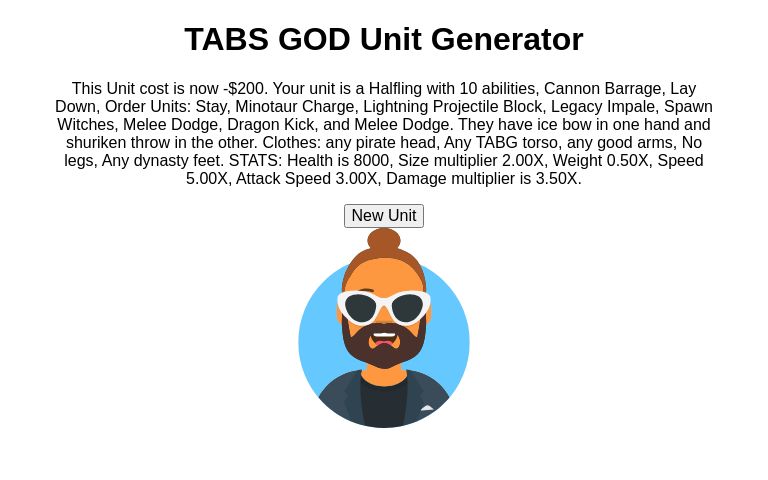 TABS SUPER Unit Generator