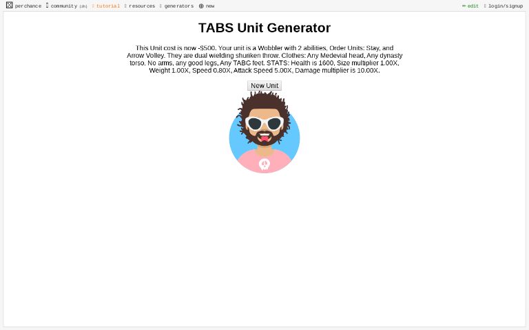 TABS Unit Generator