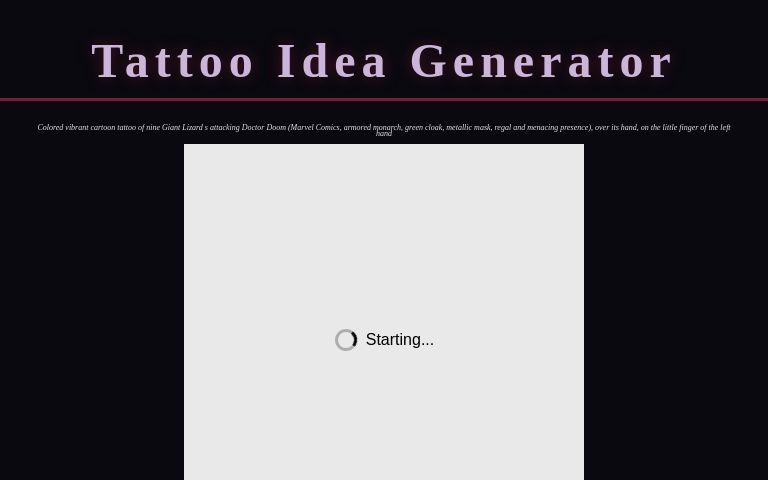 💉🖤 Tattoo Idea Generator - Black And White mysterious cartoon tattoo of ...