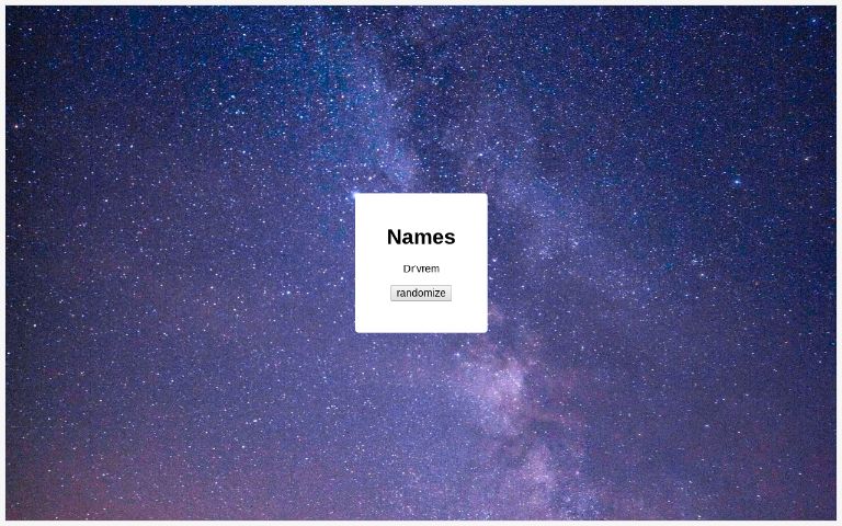 Names ― Perchance Generator