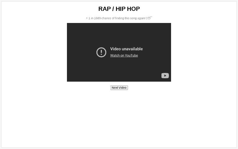 RAP / HIP HOP ― Perchance Generator