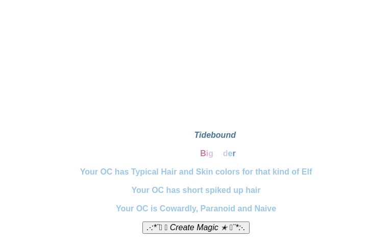 ஓ๑♡๑ஓ══╗TheDragonPrince™ OC GENERATOR╚══ஓ๑♡๑ஓ══╝