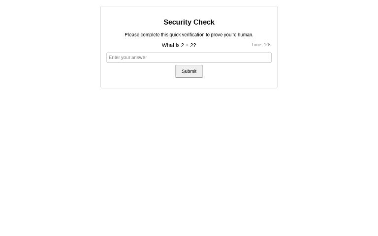 Security Check ― Perchance Generator