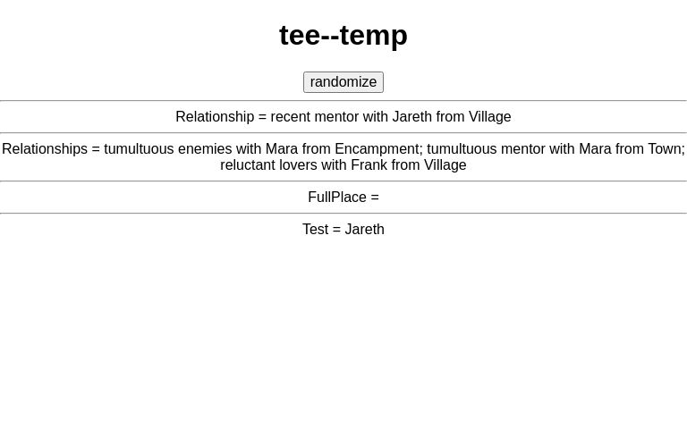 tee--temp ― Perchance Generator