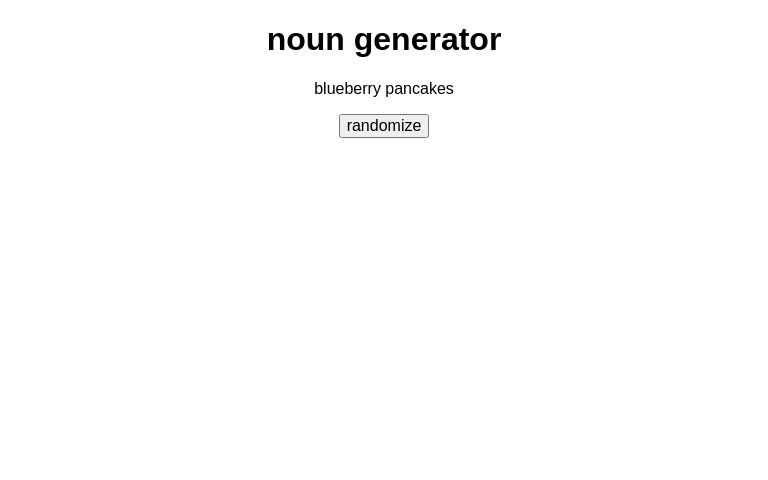 noun generator