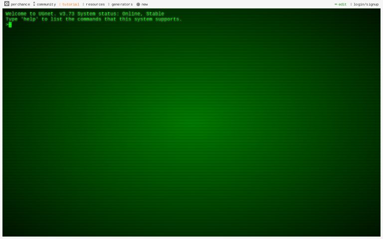 Terminal ― Perchance Generator