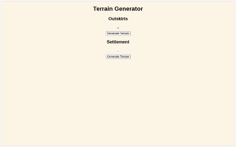 Terrain Generator