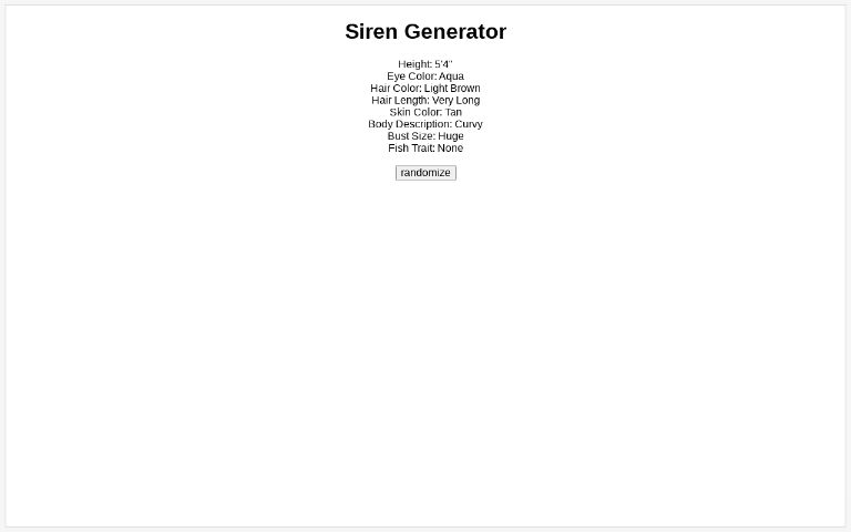 Siren Generator