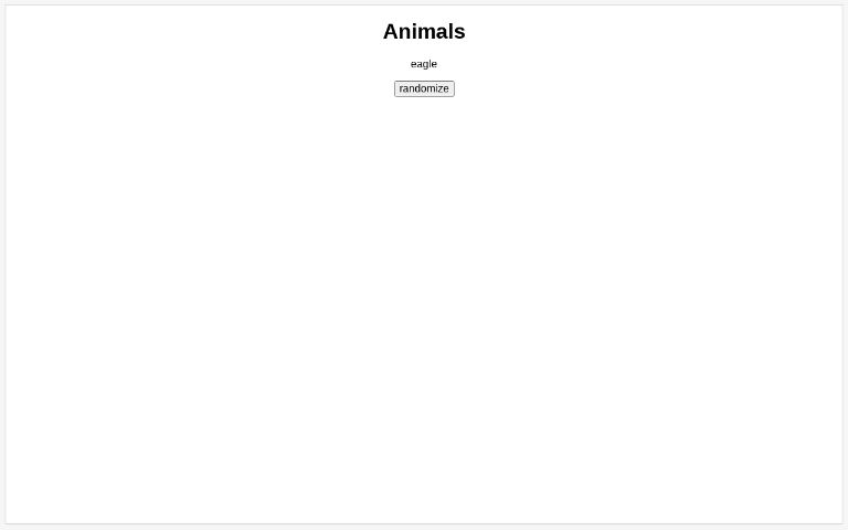 Animals ― Perchance Generator