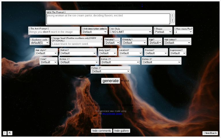 Lunatic's full extras No Limit AI (Free, No Sign-up, No Limits ...