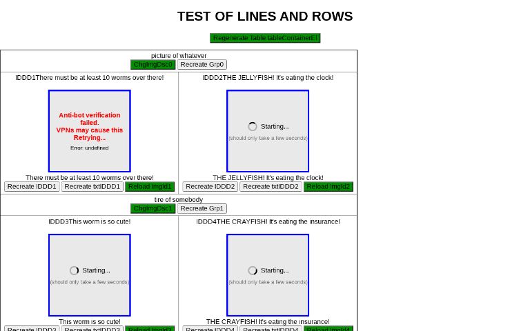 TEST OF LINES AND ROWS ― Perchance Generator