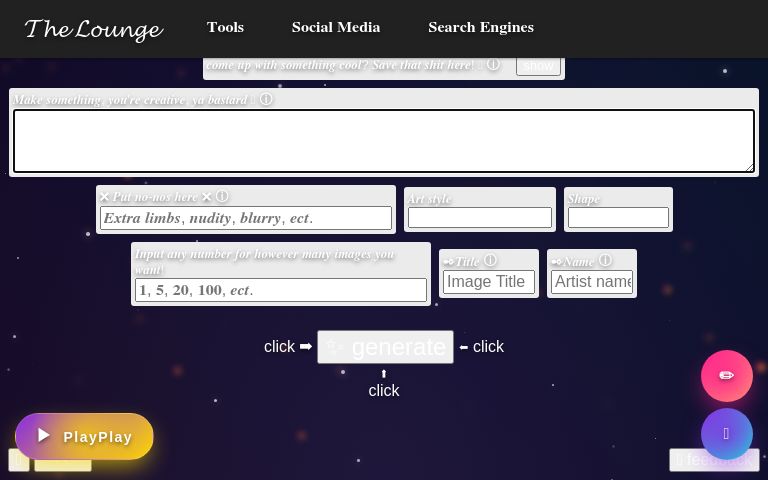 test-lounge ― Perchance Generator