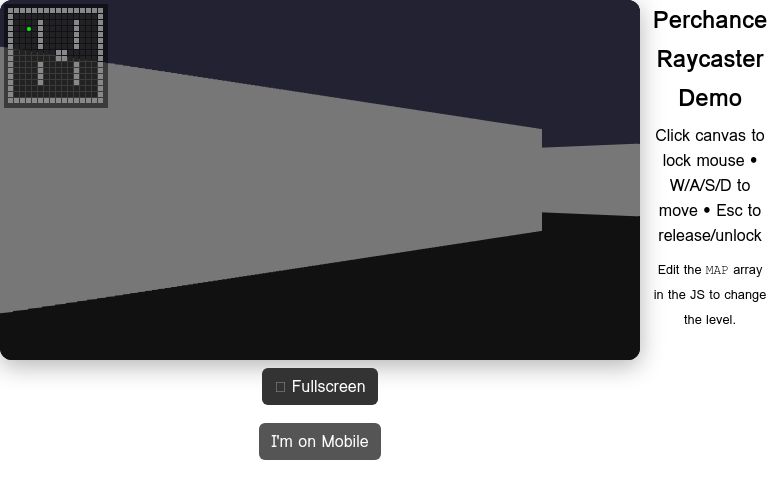 Perchance Raycaster Demo ― Perchance Generator