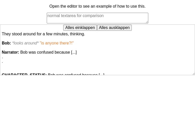 Text Editor Plugin Codefolding