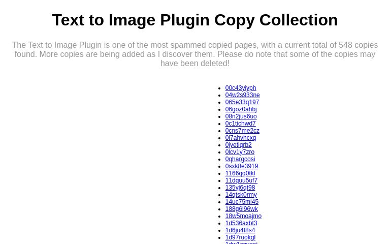 Text to Image Plugin Copy Collection
