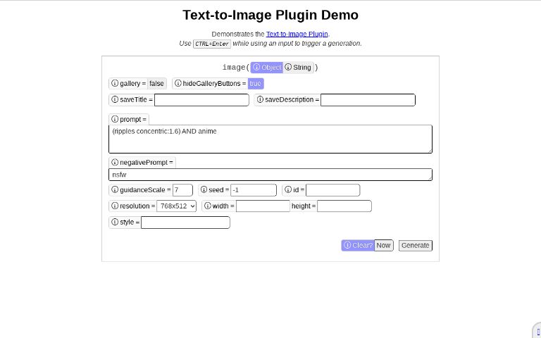 Text-to-Image Plugin Demo